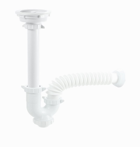 CESPOL CURVO CON TAPA INFERIOR CONTRACANASTA FLEX. – Bayusa de México