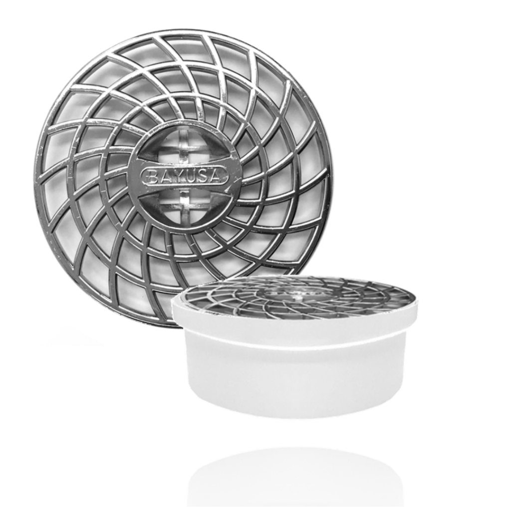 COLADERA DIRECTA PARA TUBO DE PVC 2″ Y 4″ CON REJILLA CROMADA – Bayusa ...