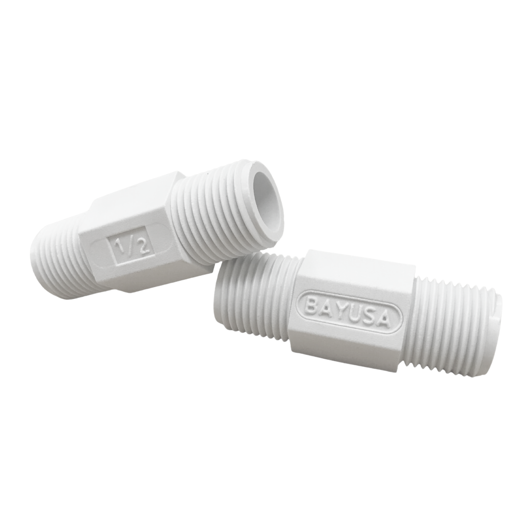 COPLE ROSCA EXTERIOR CRE 1/2″ BLANCO – Bayusa de México